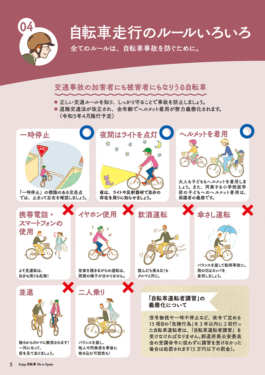ルール・マナー 京都市サイクルサイト 0868